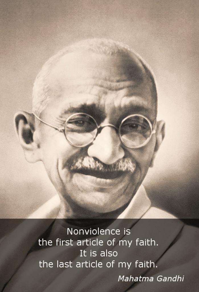 Nonviolence ~ Mahatma Gandhi - Just Dharma